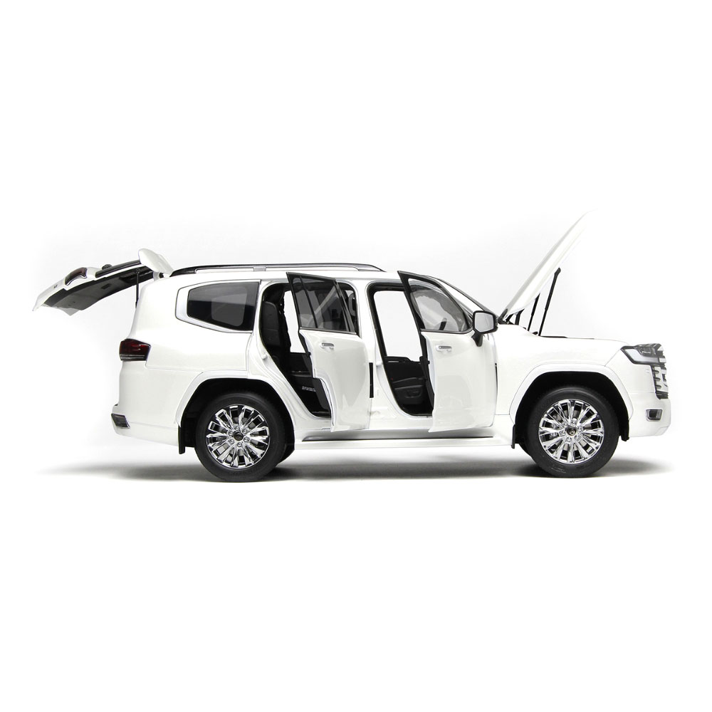 1-18 Toyota Land Cruiser 300 ZX White - Nastars